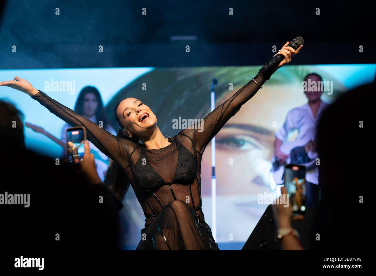 Singer Lorena Gomez performs during the live presentation of her EP ...