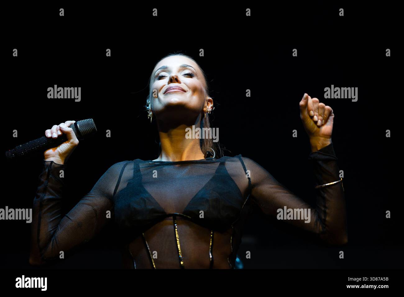 Singer Lorena Gomez performs during the live presentation of her EP ...