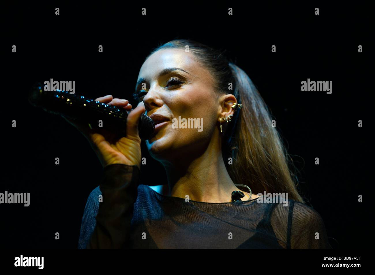 Singer Lorena Gomez performs during the live presentation of her EP ...