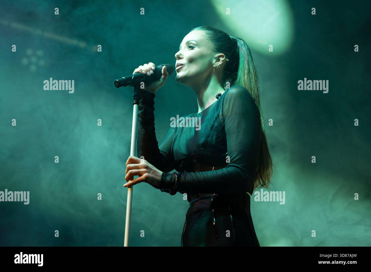 Singer Lorena Gomez performs during the live presentation of her EP ...