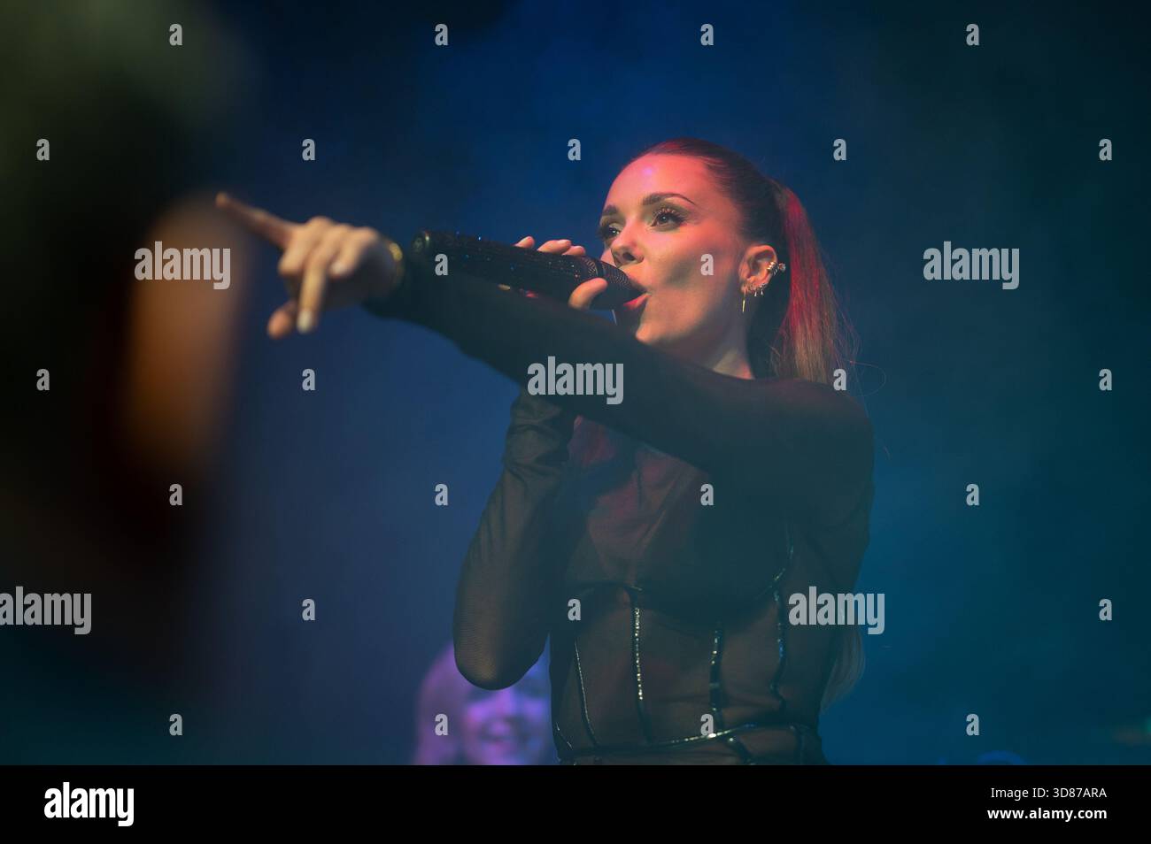 Singer Lorena Gomez performs during the live presentation of her EP ...