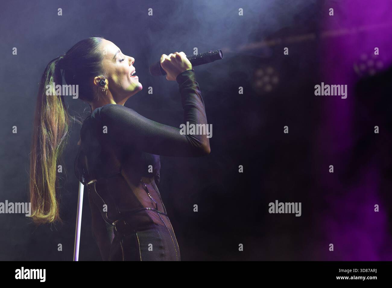 Singer Lorena Gomez performs during the live presentation of her EP ...