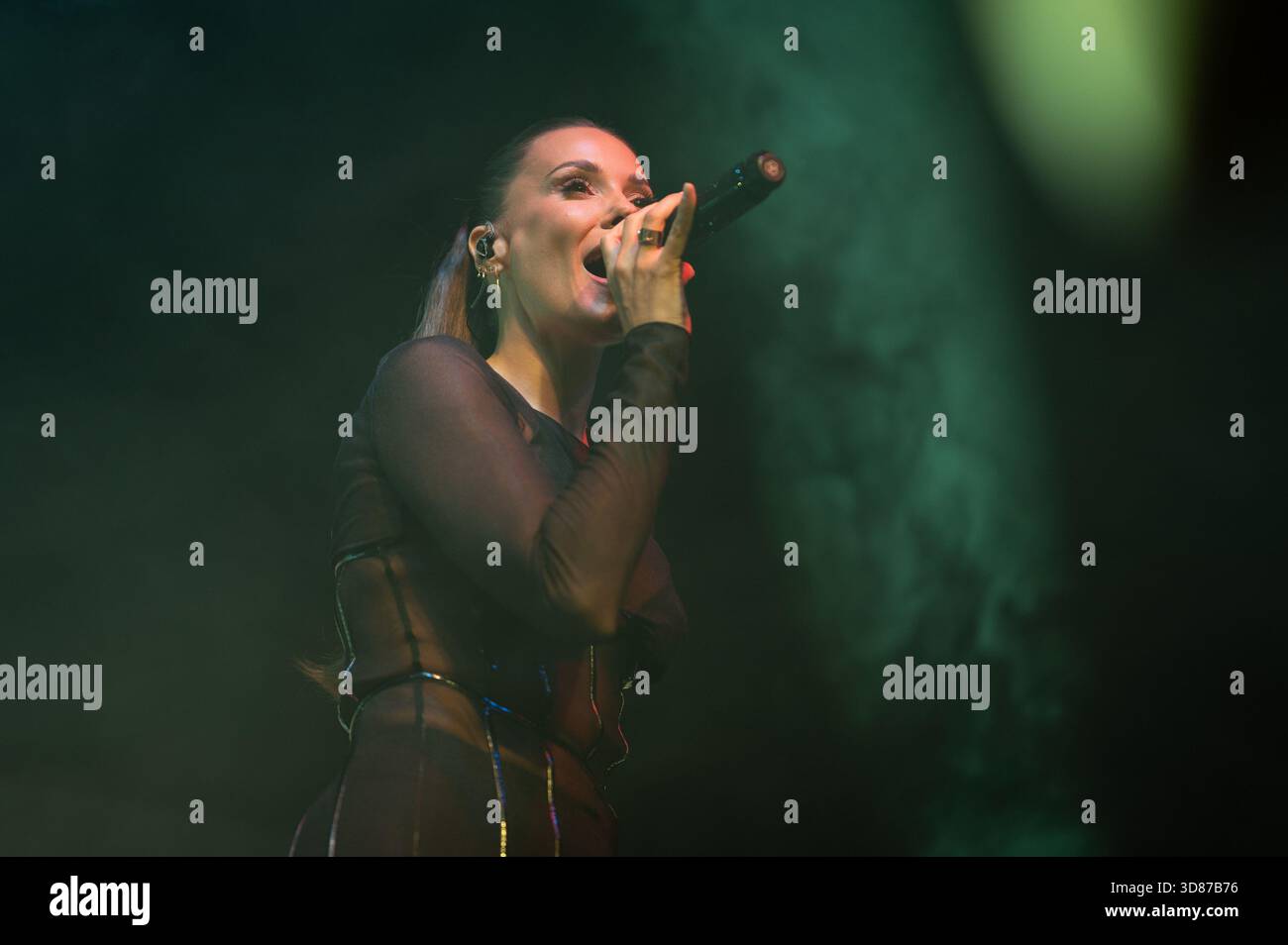 Singer Lorena Gomez performs during the live presentation of her EP ...
