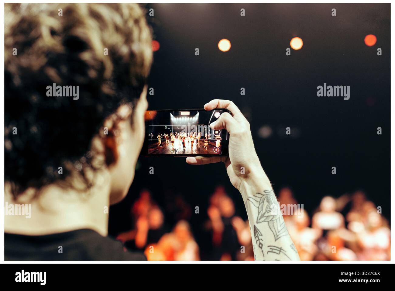 Music gig crowd Cut Out Stock Images & Pictures - Alamy
