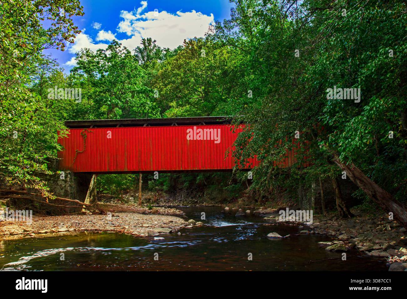 Constructed in 1855, Thomas Mill Covered Bridge is not only the last ...