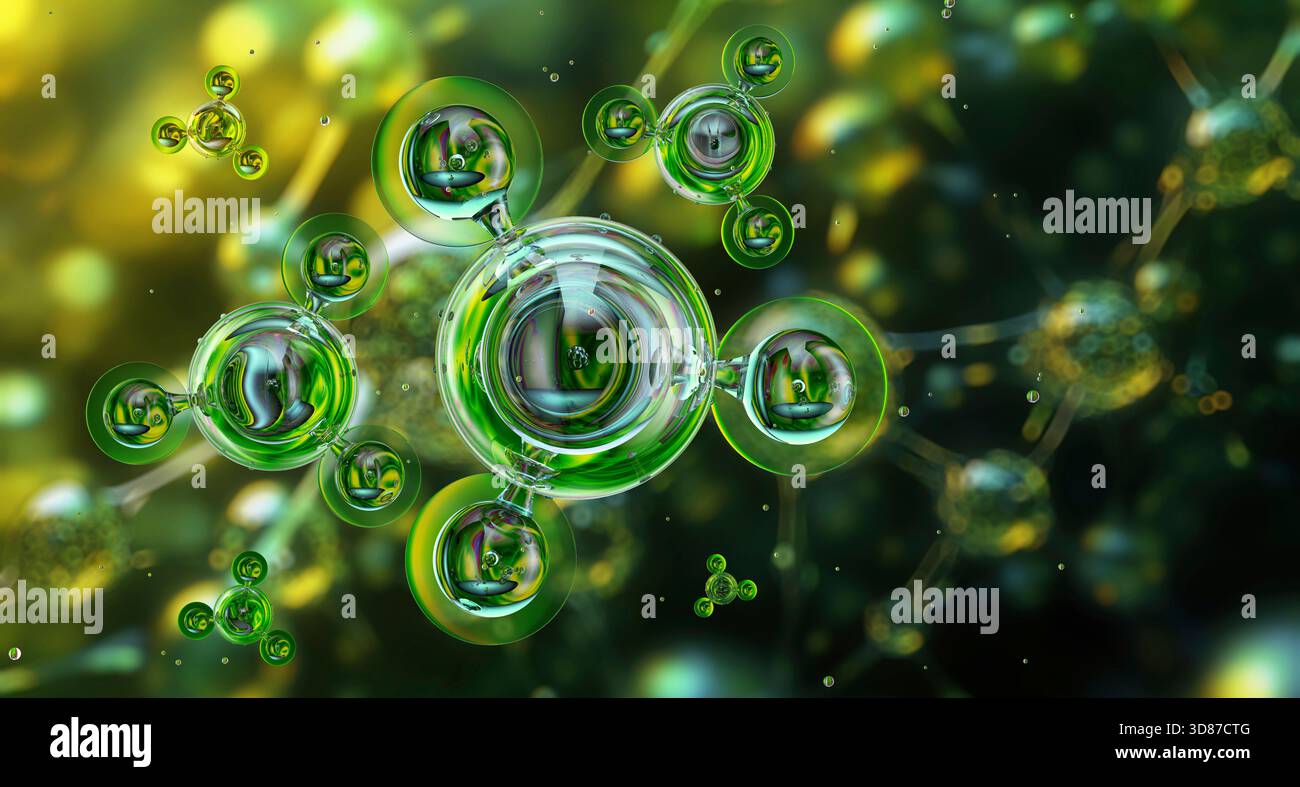 Illustration of an ammonia (NH3) molecule showing a central nitrogen ...