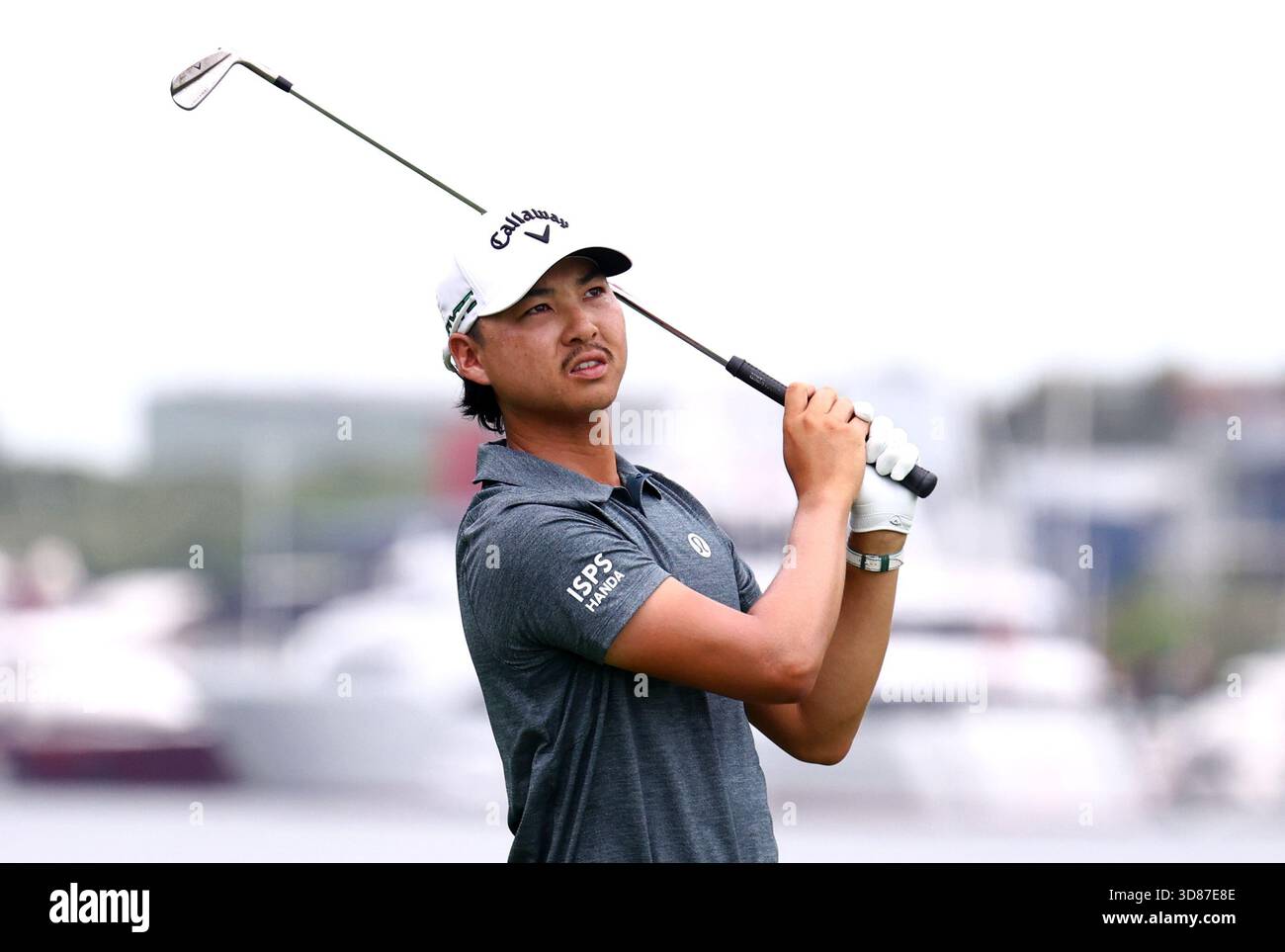 Australia's Min Woo Lee on the 5th hole during Round 3 of the ...
