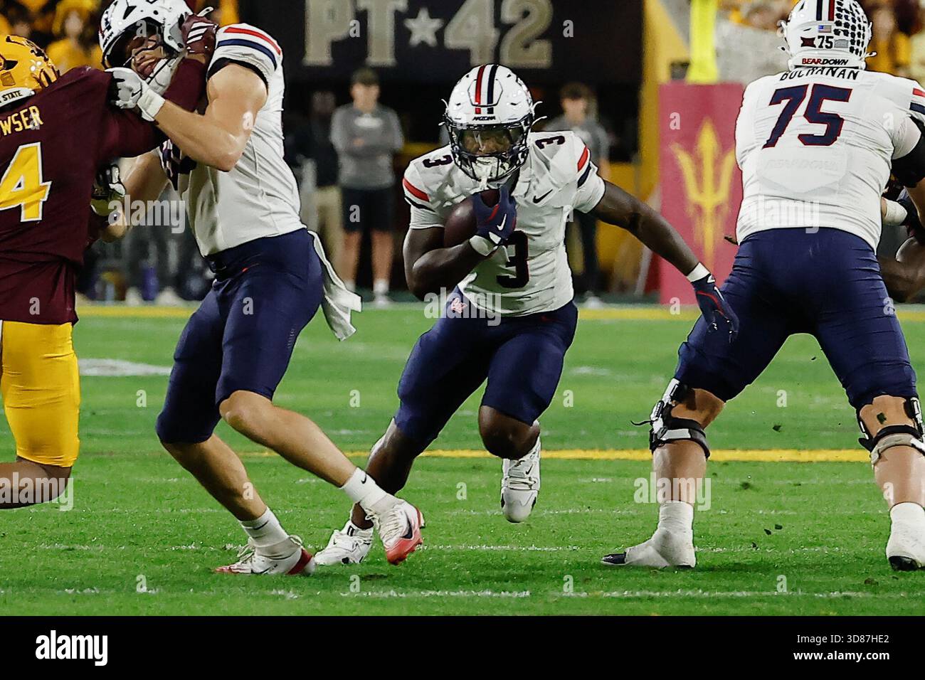 TEMPE, AZ - NOVEMBER 28: Arizona Wildcats running back Kedrick Reescano ...