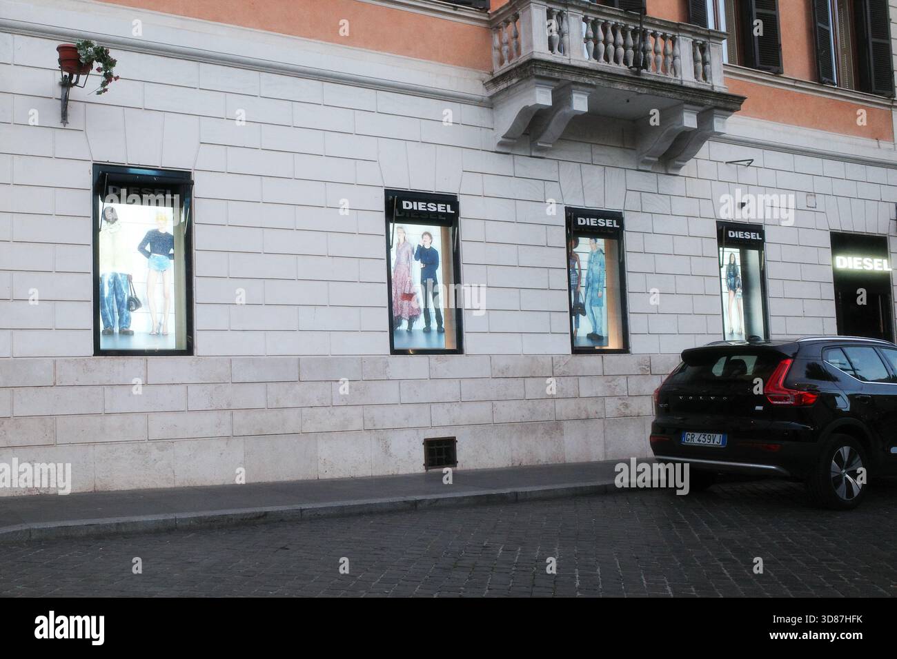 Diesel storefront display in Rome, Italy on November 28, 2025. (Photo ...