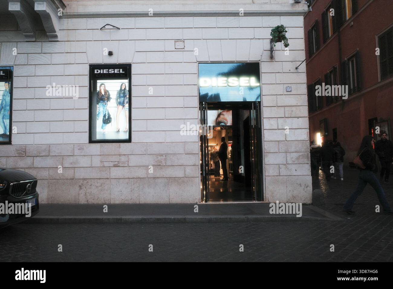 Diesel storefront display in Rome, Italy on November 28, 2025. (Photo ...