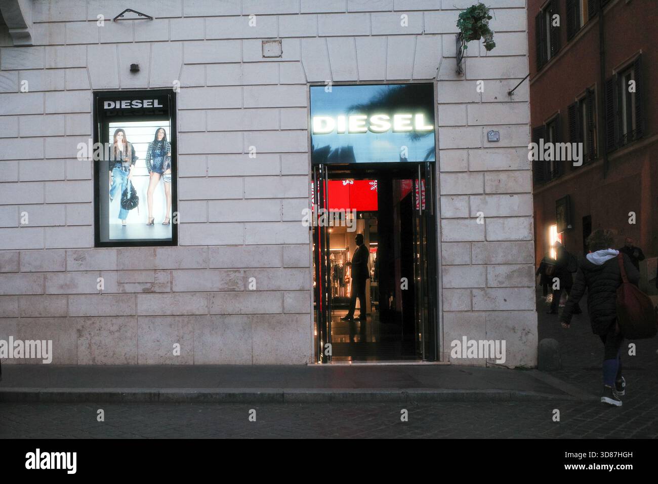 Diesel storefront display in Rome, Italy on November 28, 2025. (Photo ...