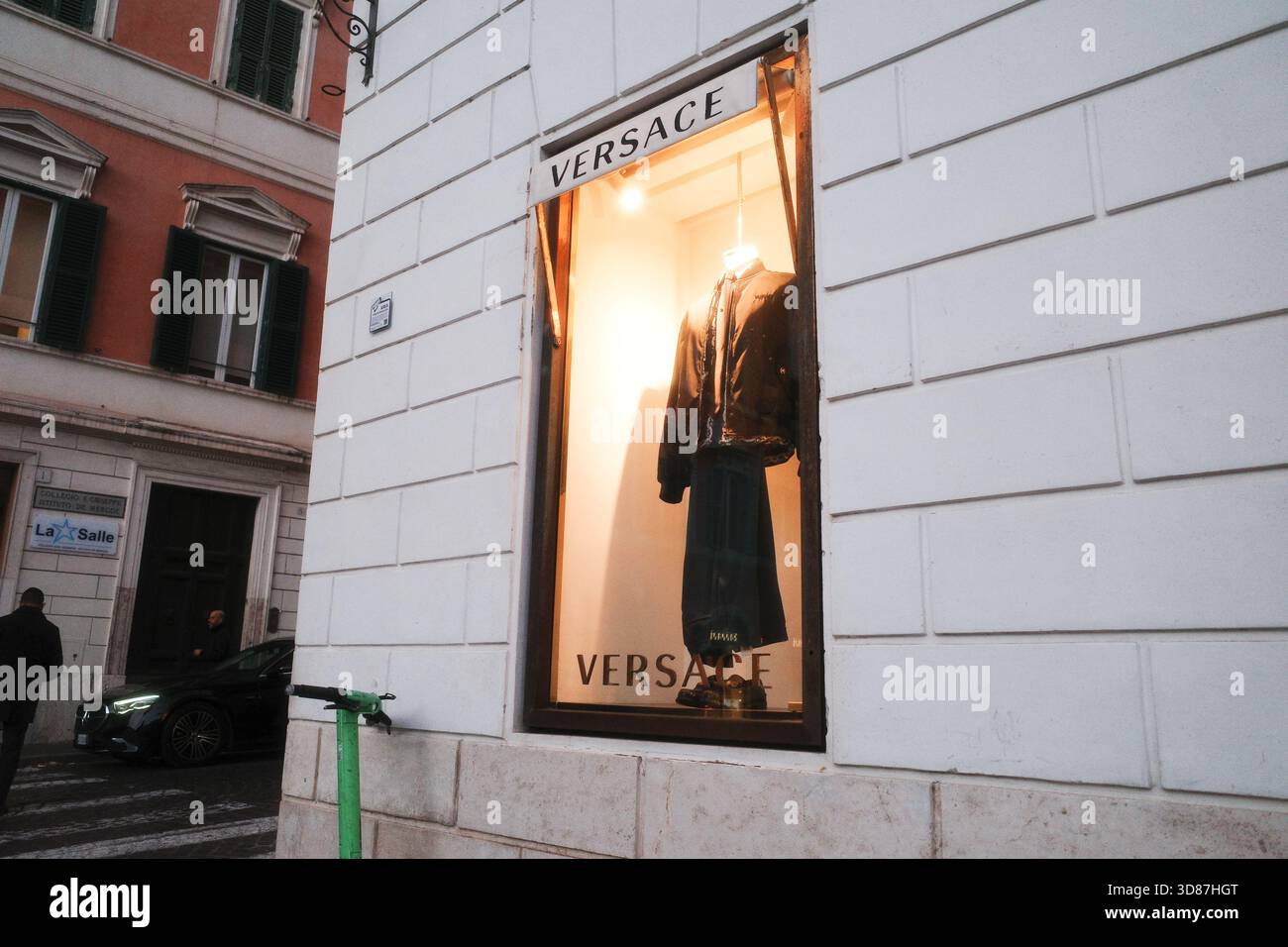 Versace stoefront in Rome, Italy on November 28, 2025. (Photo by Efren ...