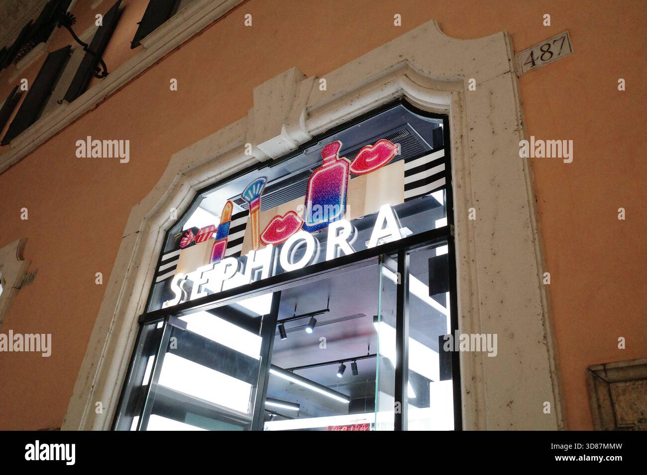 Sephora storefront and signage in Rome, Italy on November 28, 2025 ...