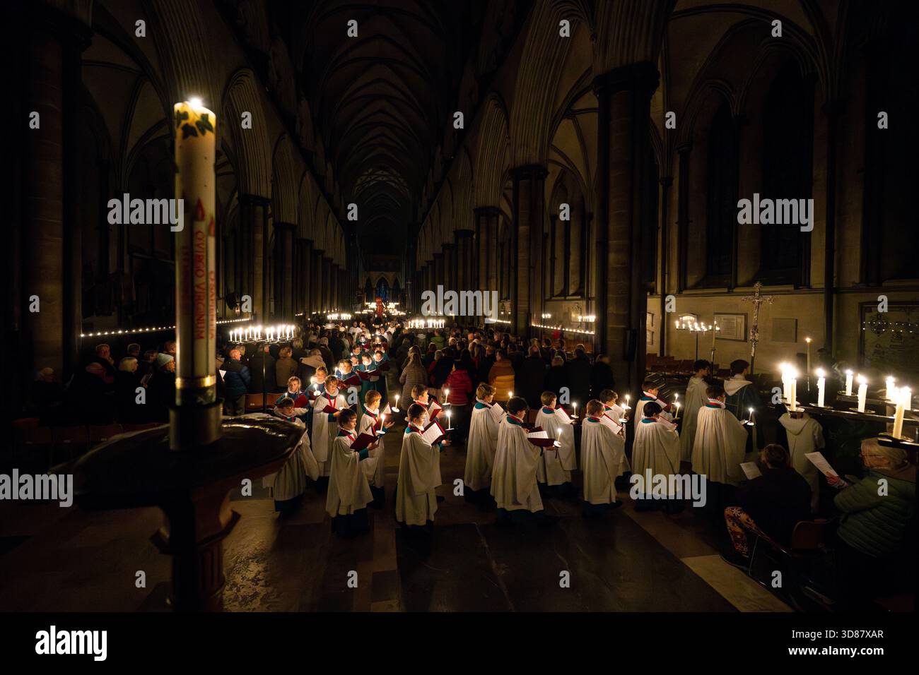 Salisbury Cathedral, From Darkness to Light, The Advent Procession ...
