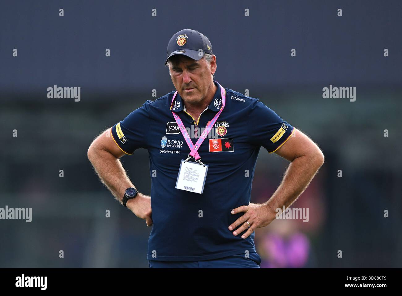Brisbane Lions head coach Craig Starcevich during the AFLW Grand Final ...