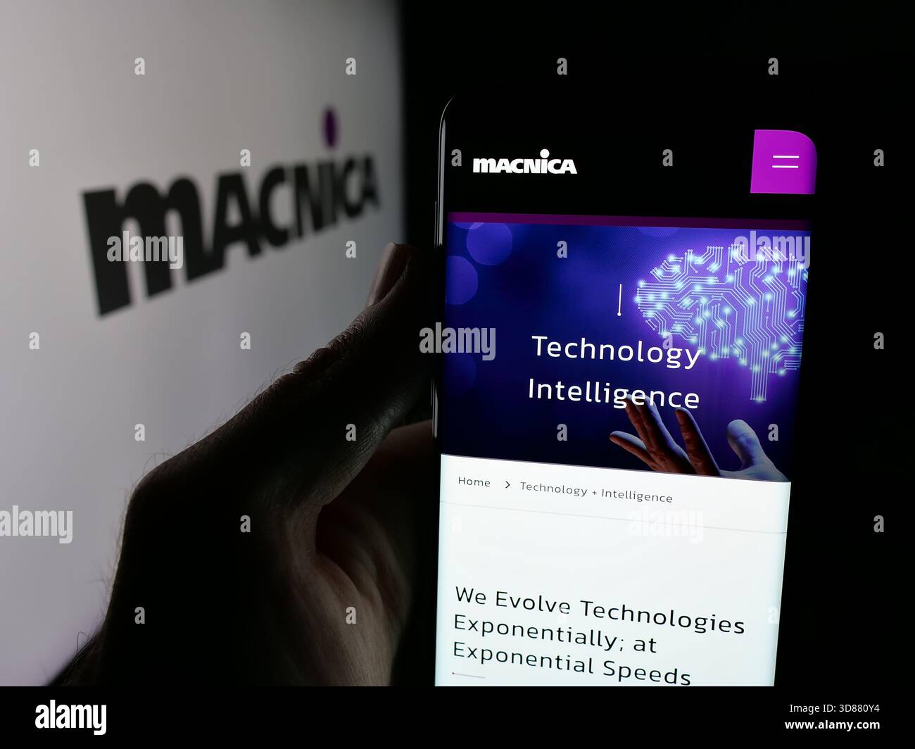 In this photo illustration, a smartphone with the web page of Japanese ...