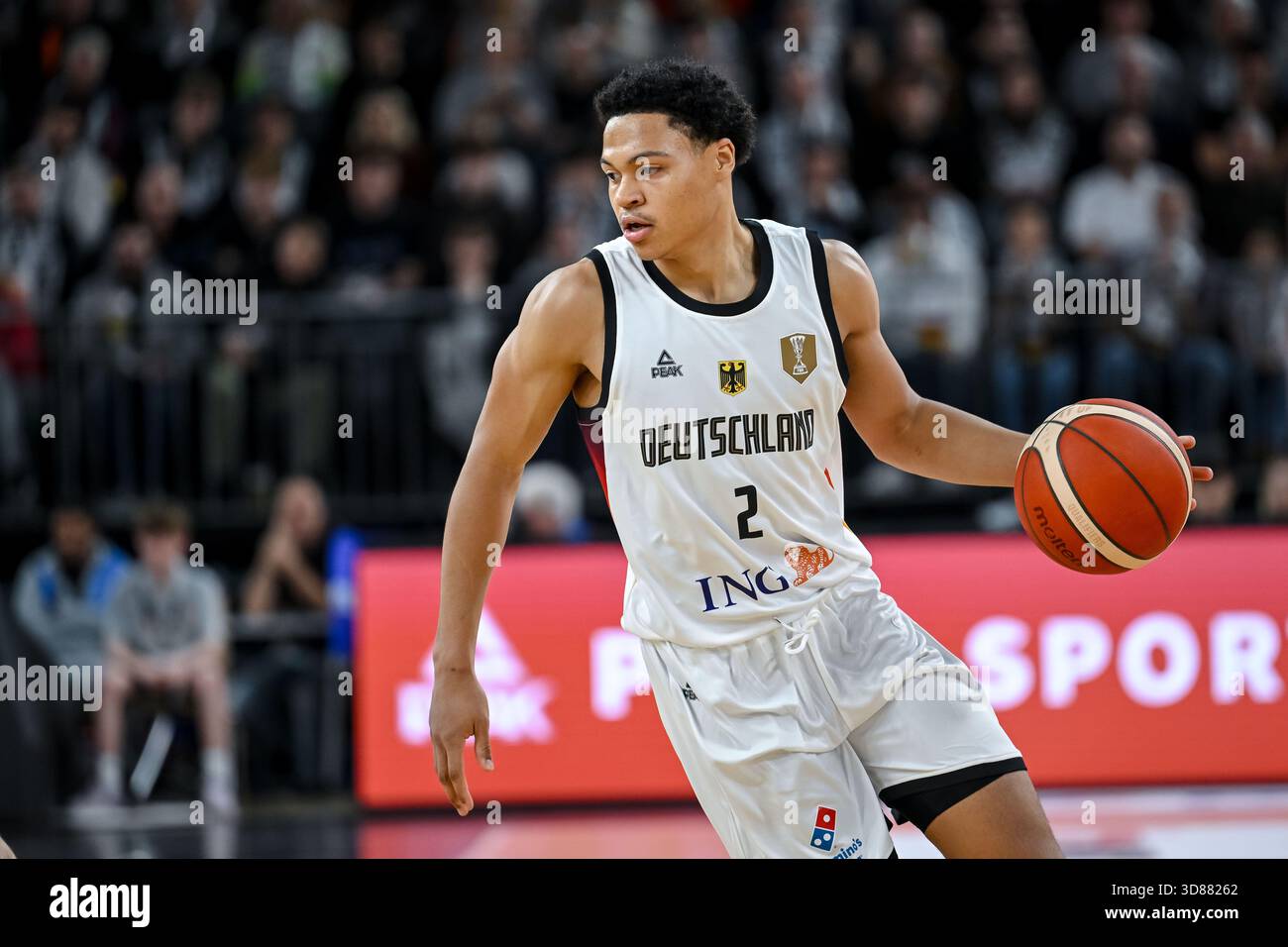 28 November 2025, Bavaria, Neu-Ulm: Basketball: World Cup qualifier ...