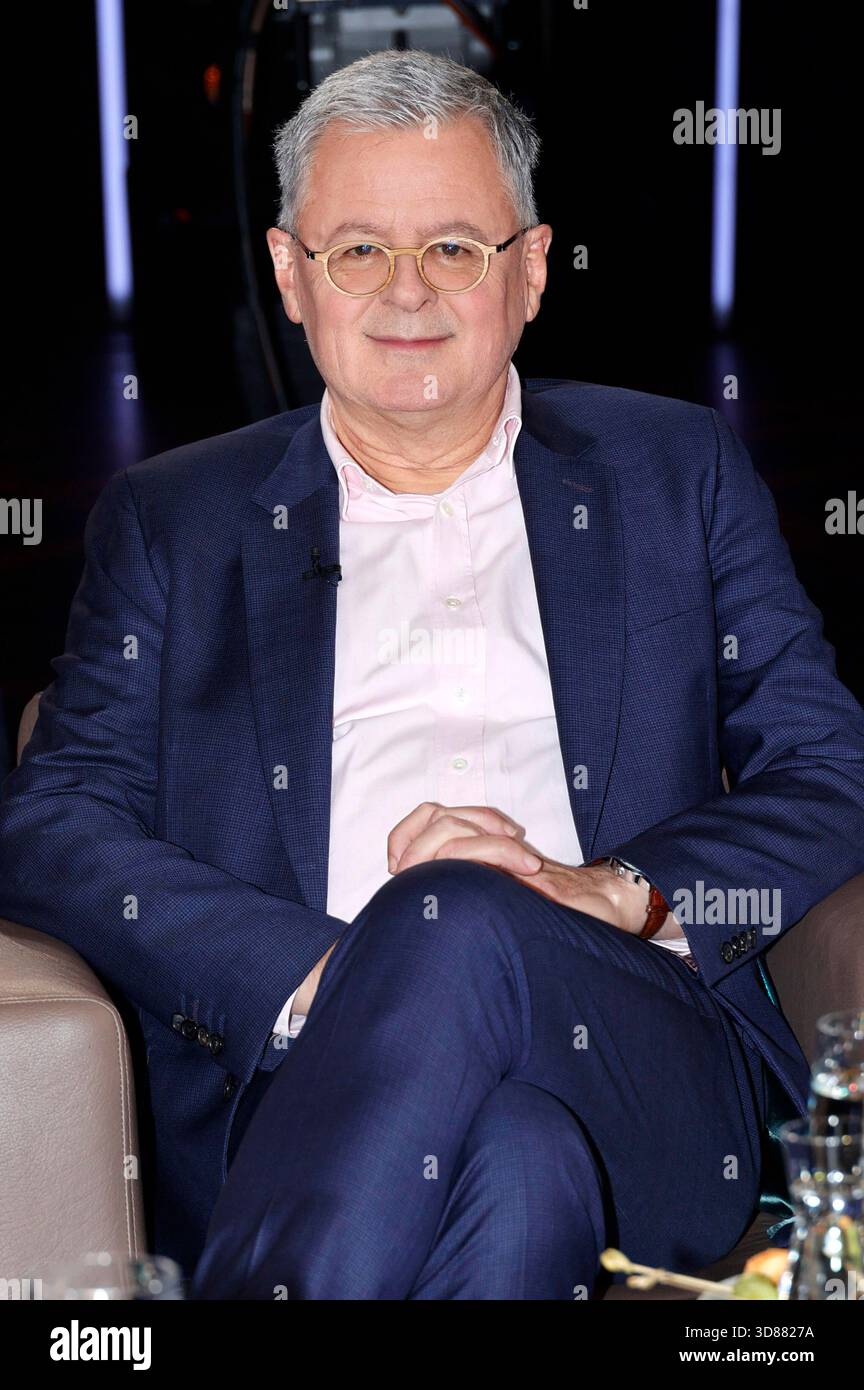 Christopher Clark during the recording of the 'NDR Talk Show' at the ...