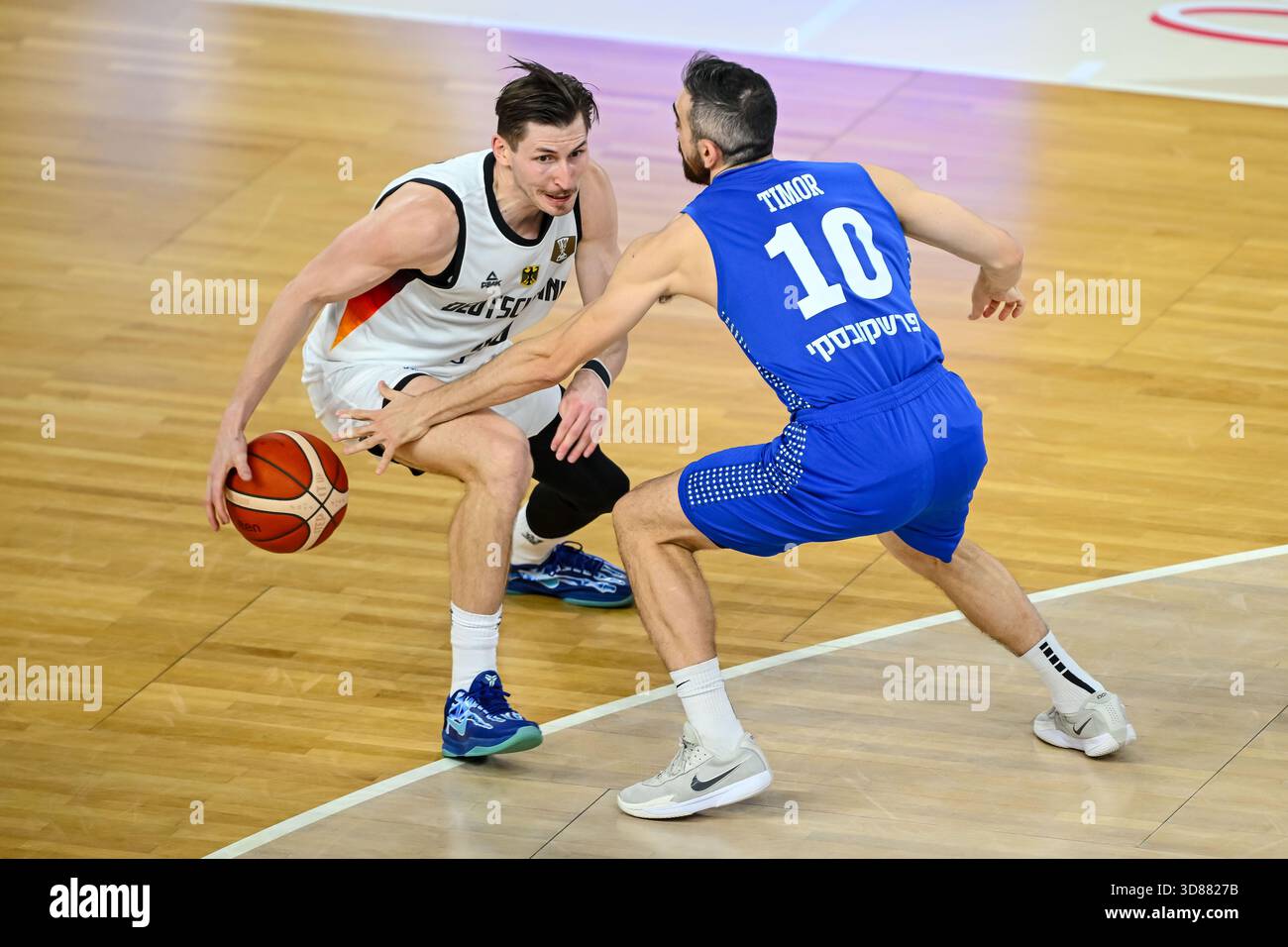 28 November 2025, Bavaria, Neu-Ulm: Basketball: World Cup qualifier ...