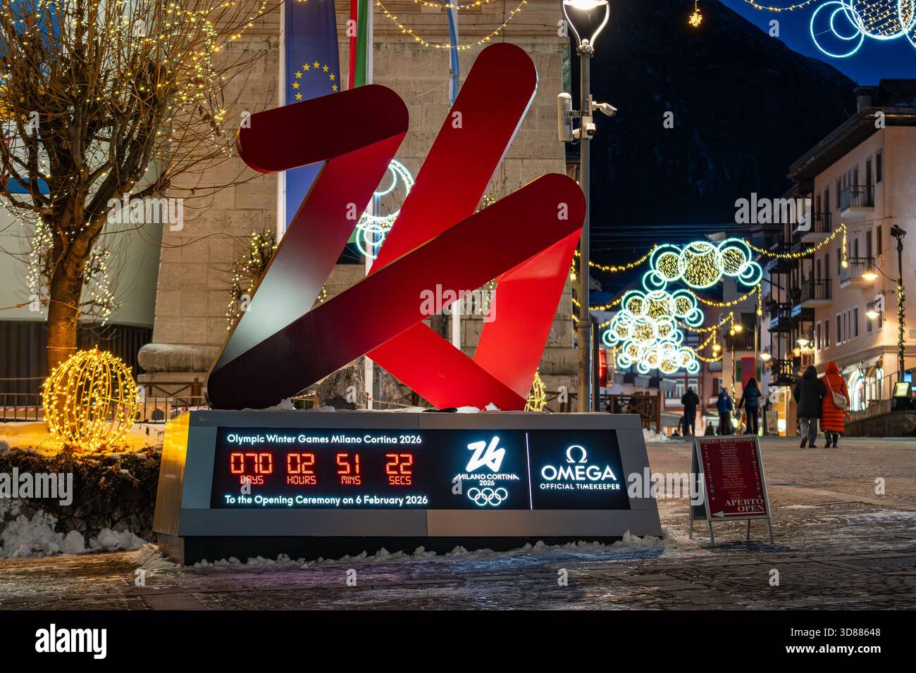 Timer Olympic decorations Stock Photo - Alamy