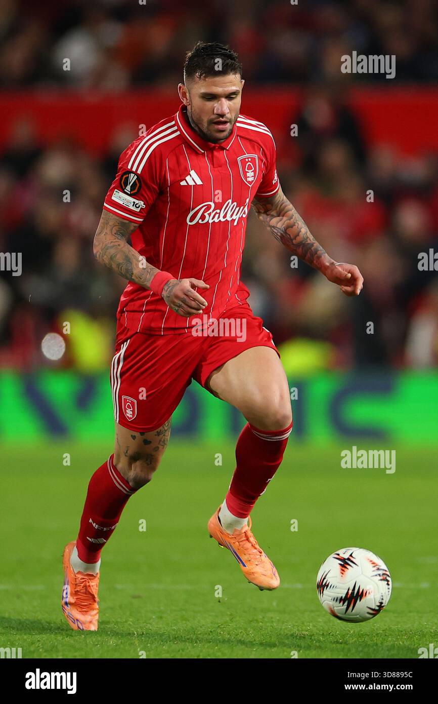 Morato of Nottingham Forest during the UEFA Europa League League Phase ...