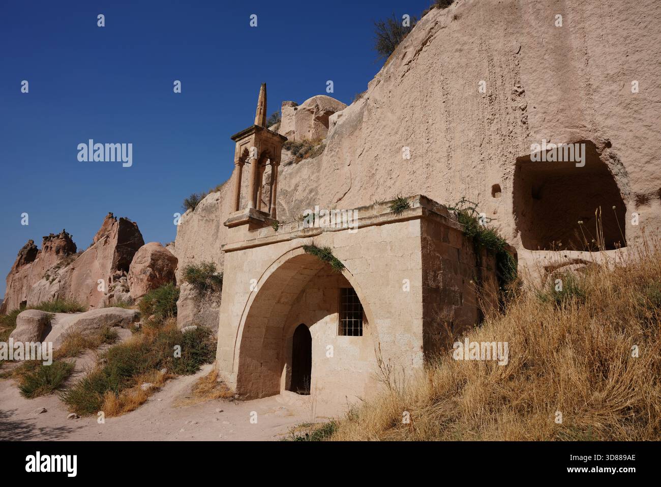 Mosque in Zelve Valley, Nevsehir City, Turkiye Stock Photo - Alamy