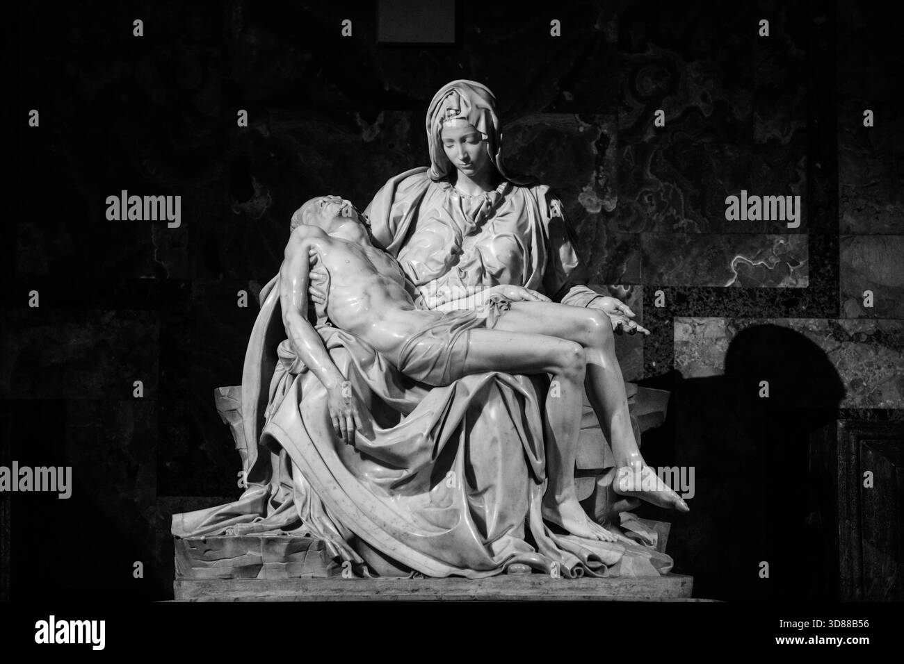 Rome, Italy - January 11, 2024: The Pieta sculpture from Michelangelo ...