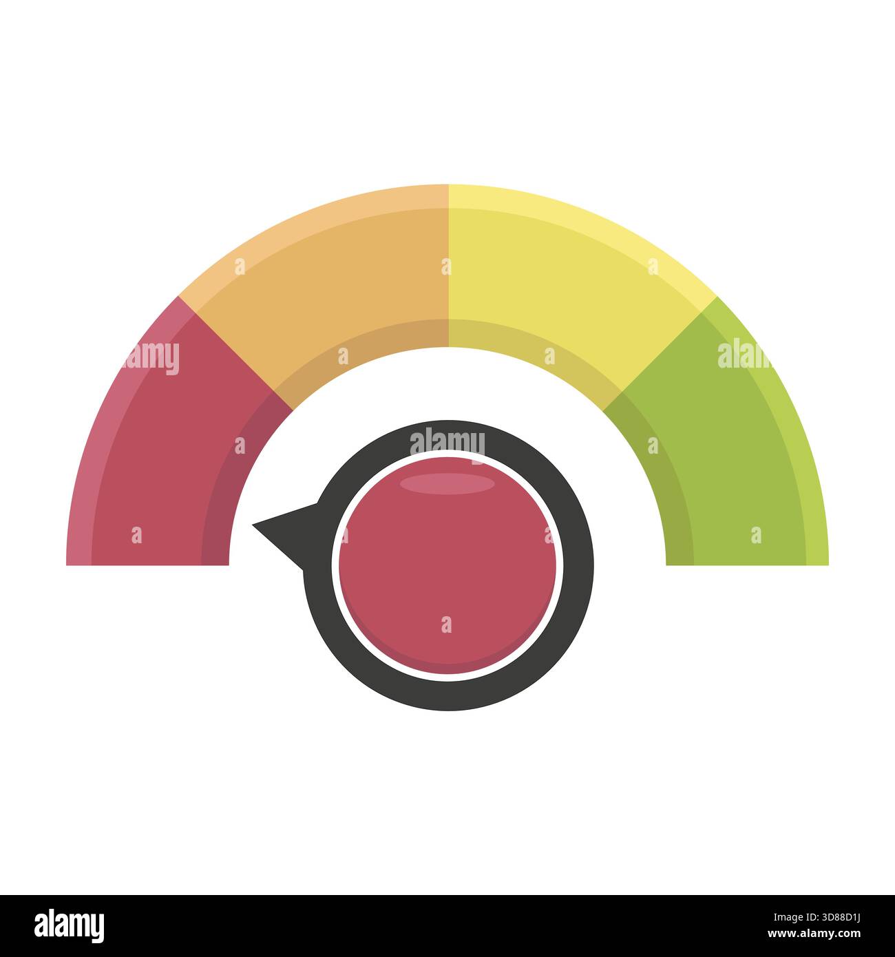 Analytics gauge chart Stock Vector Images - Alamy