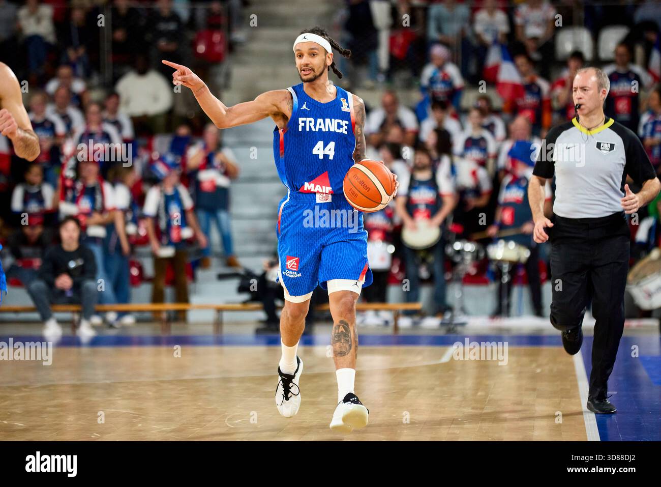 Alexandre SARR (44) of France during the FIBA Basketball World Cup 2027 ...