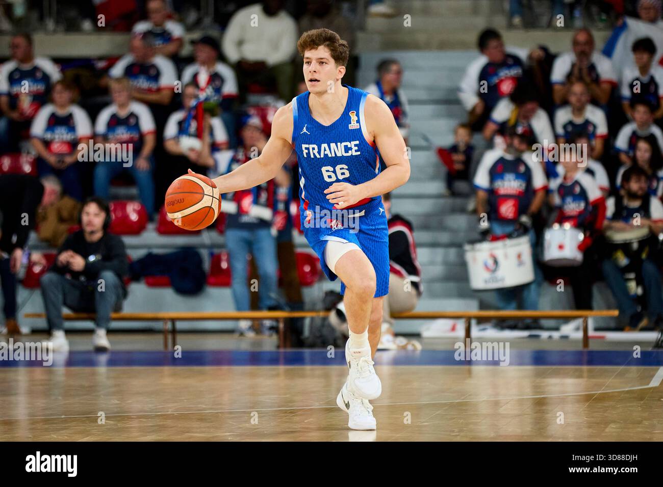 Hugo BENITEZ (66) of France during the FIBA Basketball World Cup 2027 ...