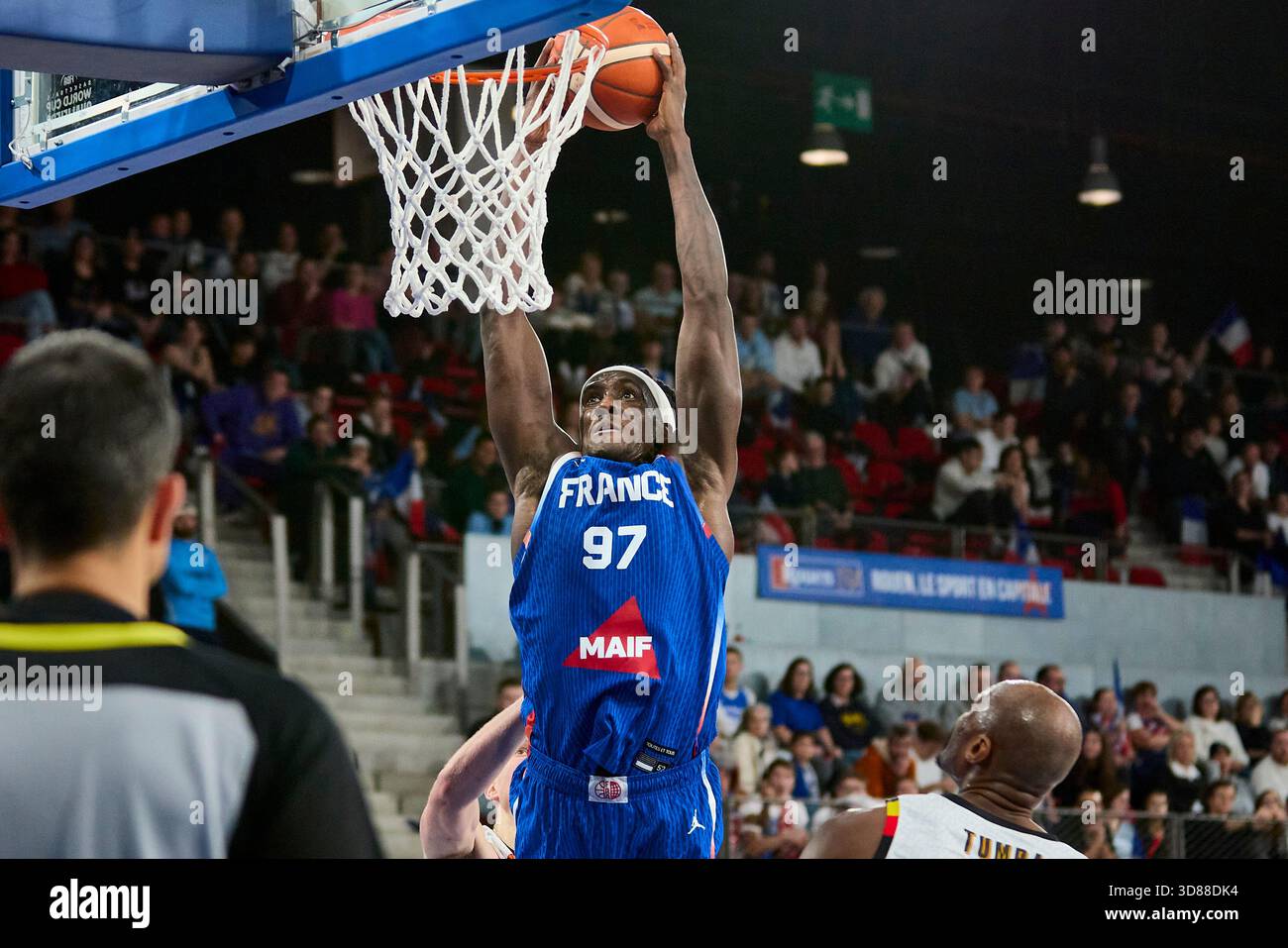 Lionel GAUDOUX (97) of France during the FIBA Basketball World Cup 2027, European Qualifiers ...
