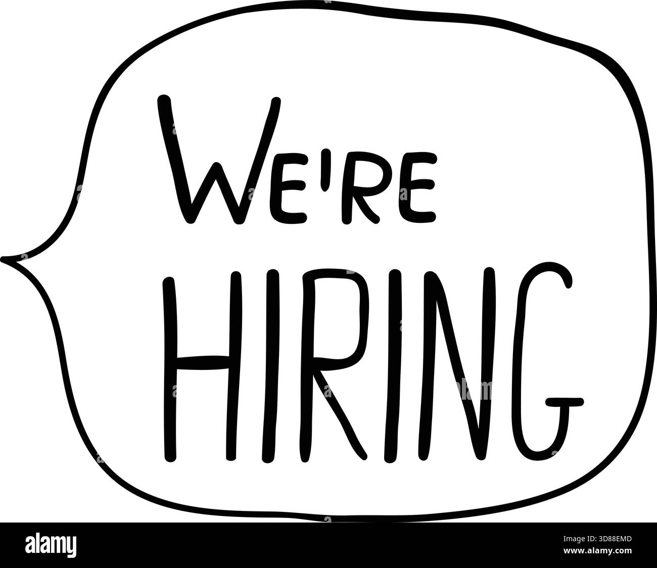 Job vacancy speech bubble Stock Vector Images - Alamy