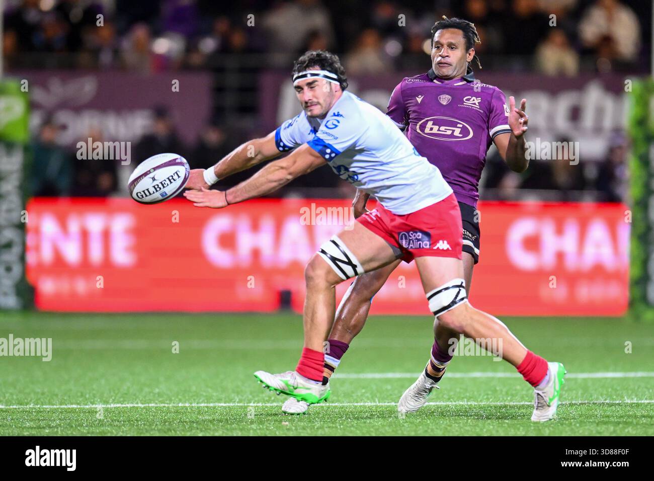 George Tilsley of Soyaux Charentes during the Pro D2 match between ...
