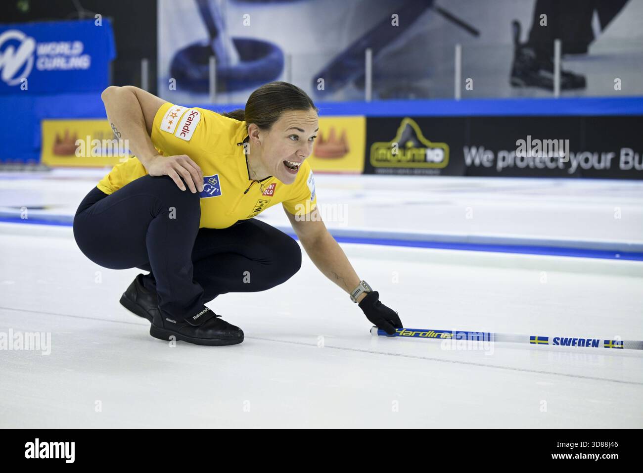 Agnes Knochenhaeur of Sweden competes during Women's Gold Medal Game ...