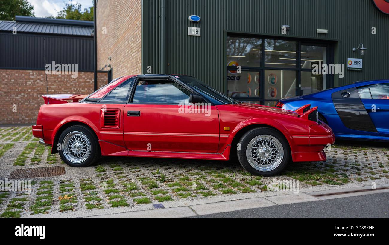 1989 Toyota MR2, on display at the Bicester Motion Scramble held on the ...