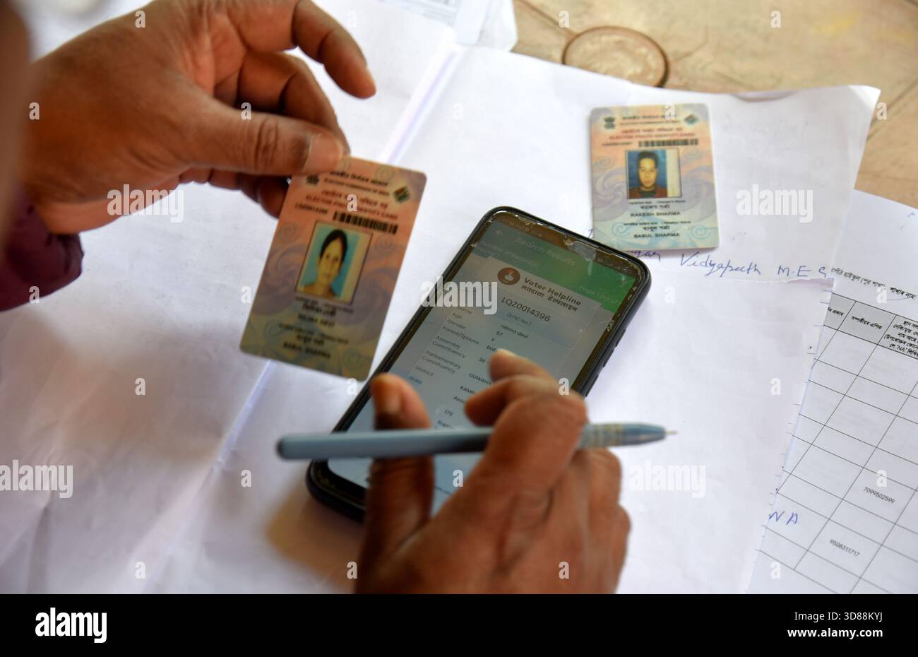 November 29, 2025, Guwahati, Guwahati, India: A Booth Level Officers ...