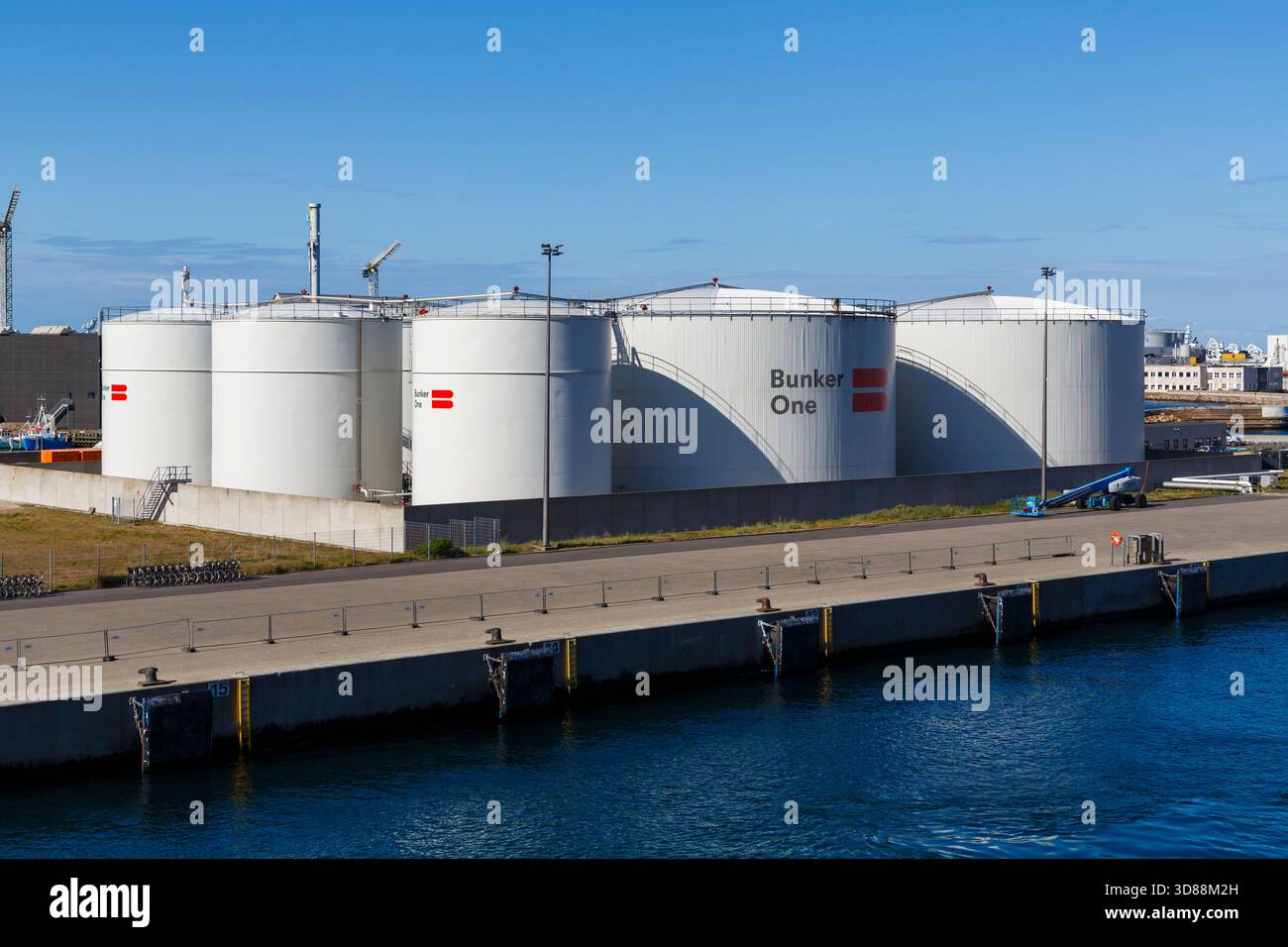 Bunker One Skagen operation of the Port of Skagen oil terminal at ...