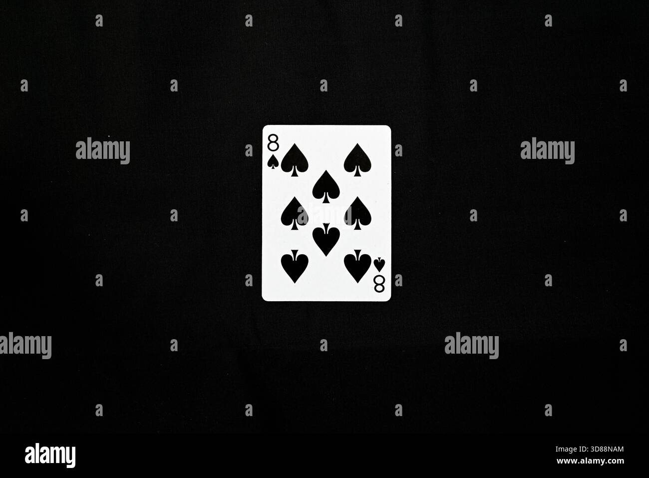 Full Set of Poker Cards - Eight of Spades Stock Photo - Alamy