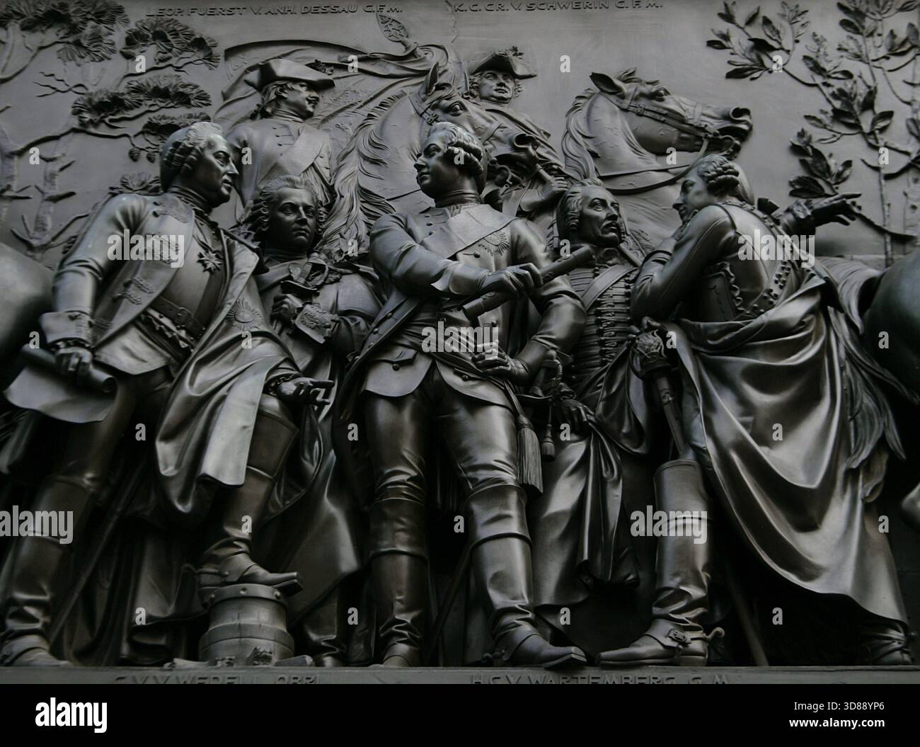 From left to right: Friedrich Leopold von Gessler (1688-1762), Prussian ...