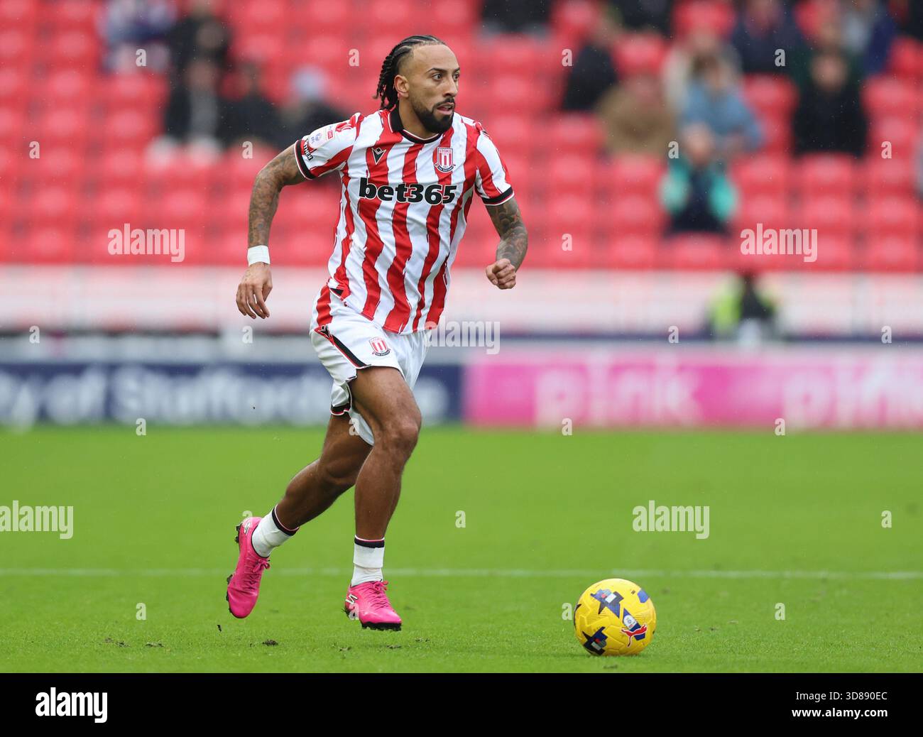 Stoke City's Sorba Thomas during the Sky Bet Championship match at the ...