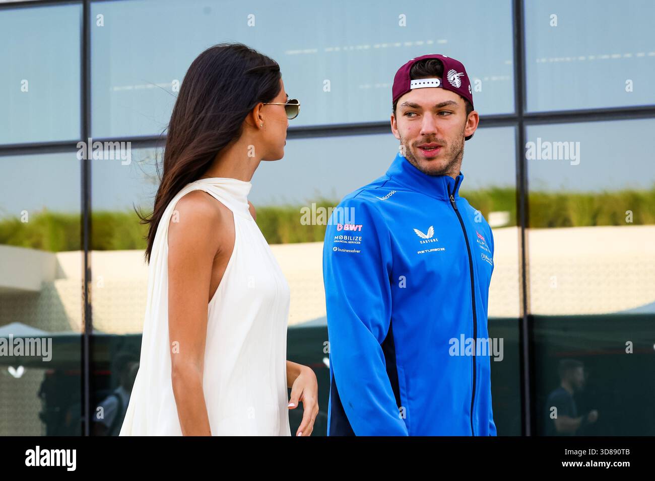 GASLY Pierre (fra), Alpine F1 Team A525, portrait with his girlfriend ...