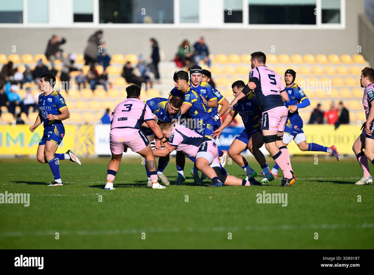 Giovanni Licata ( Zebre Parma ) during Zebre Parma vs Cardiff Rugby, United Rugby Championship ...