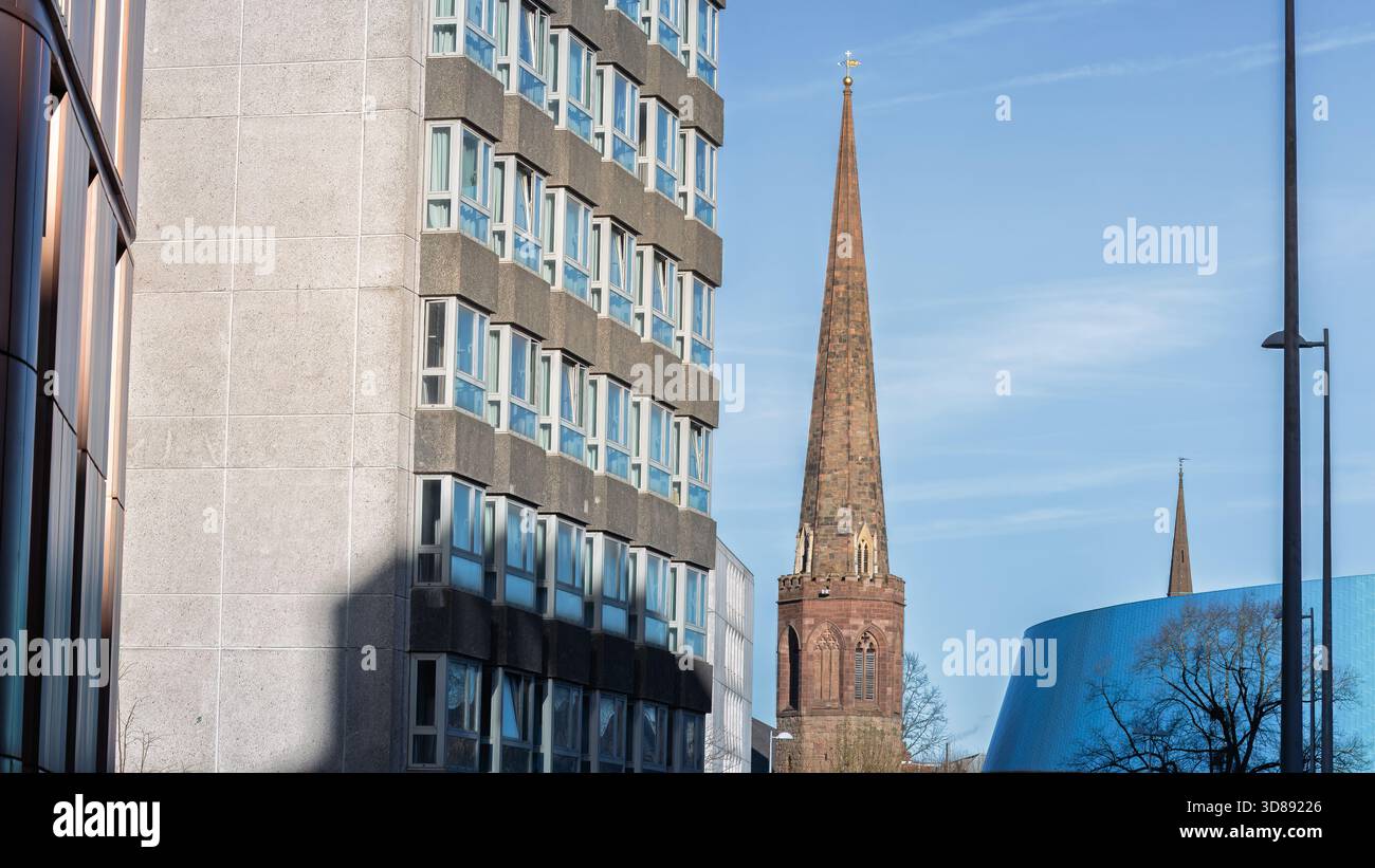 Coventry Skyline on a crisp autumnal day, Coventry West Midlands ...