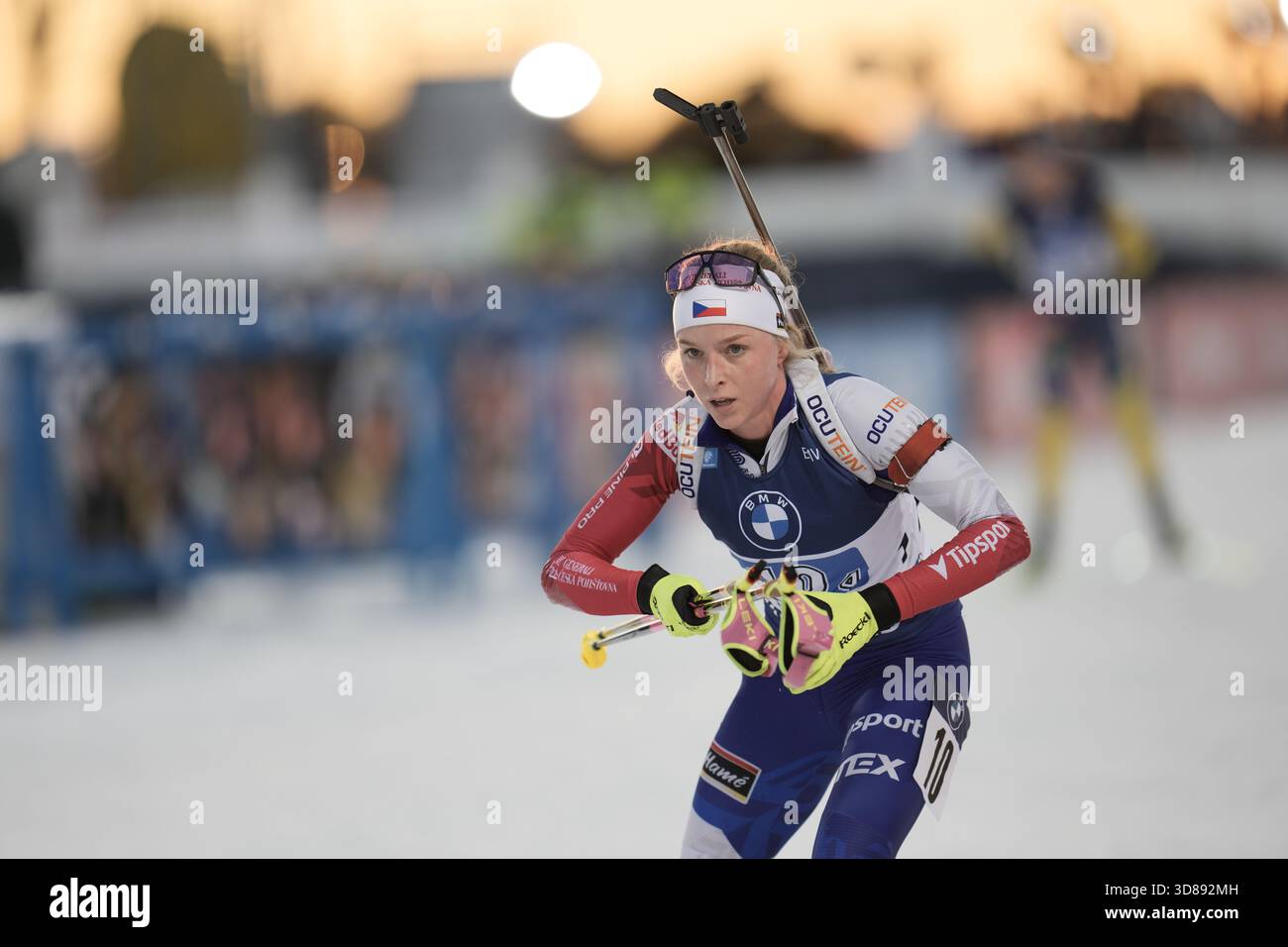 Czech Republic's Markéta Davidová in action during the women's relay ...