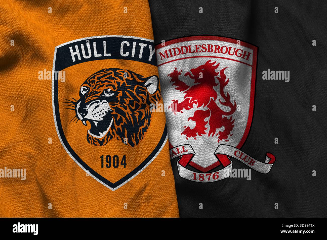 Middlesbrough flag hull city hi-res stock photography and images - Alamy