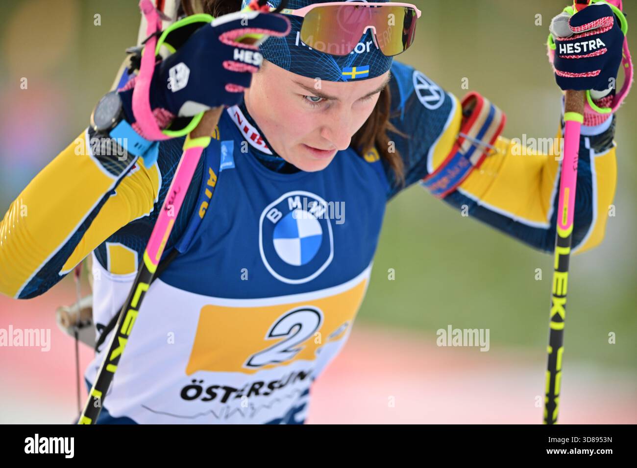 ÖSTERSUND, SWEDEN 20251129Sweden's Ella Halvarsson in the women's relay ...