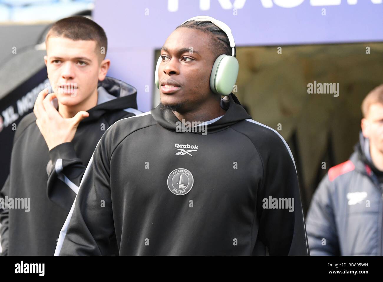 Coventry, England. 29th Nov 2025. Tanto Olaofe before the Sky Bet EFL ...