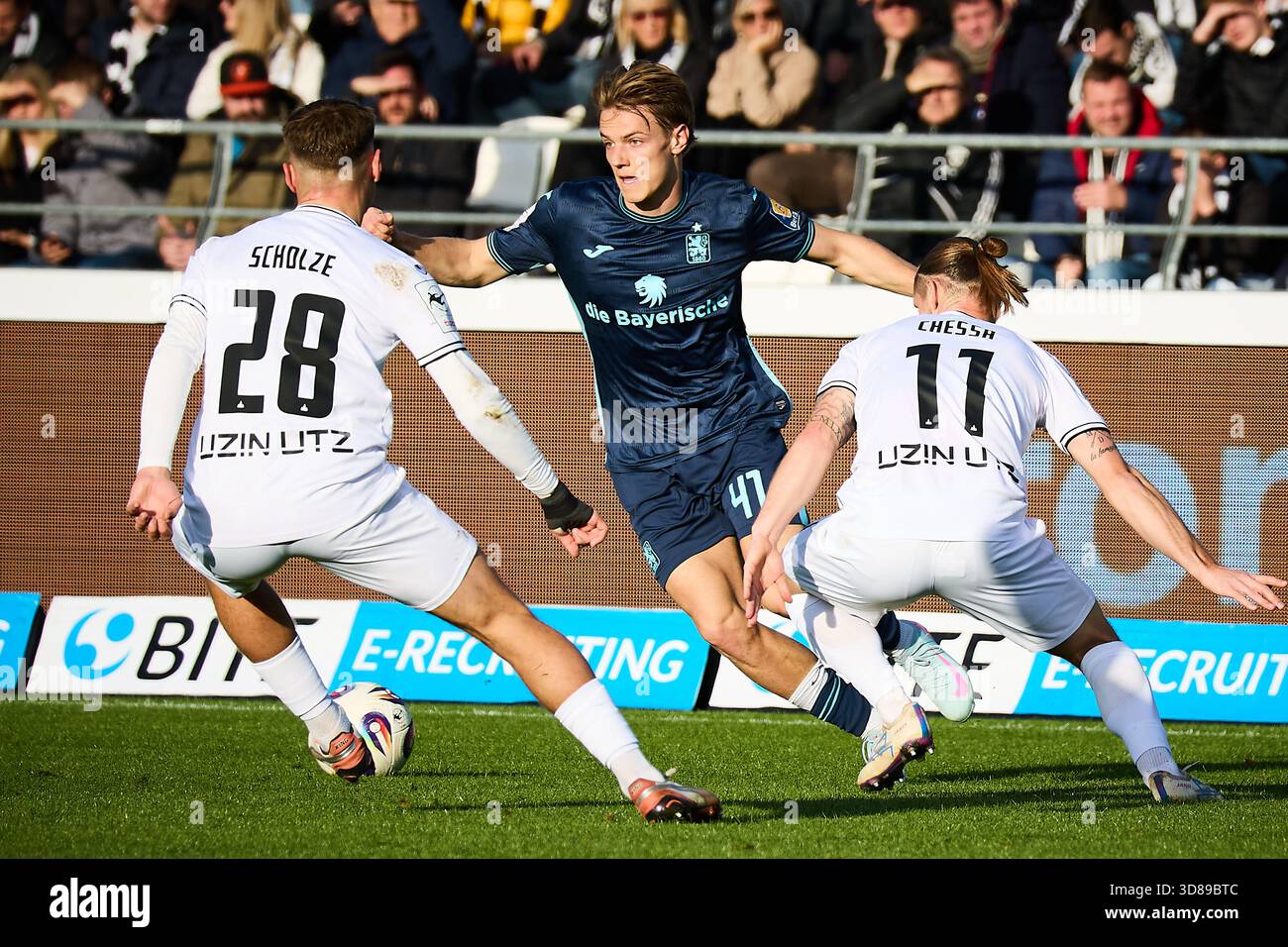 Max Scholze (SSV Ulm 1846, #28), Clemens Lippmann (TSV 1860 Muenchen ...