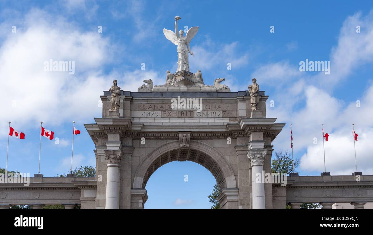 The entrance to Exhibition Place, the largest exhibition centre in ...
