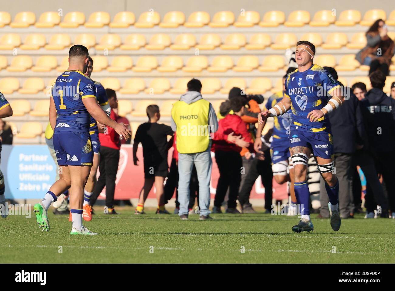 29/11/2025, Parma, Stadio Lanfranchi, URC BKT Round 6: Zebre Parma vs ...